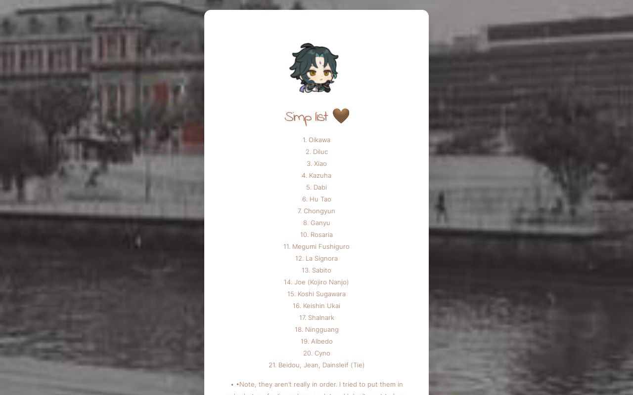 Simp list